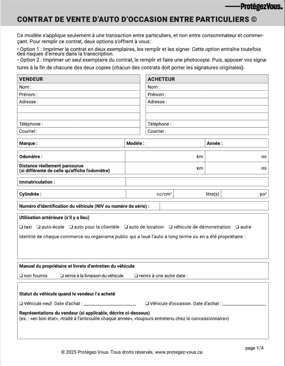 Télécharger gratuitement le contrat d'achat et de vente entre ...